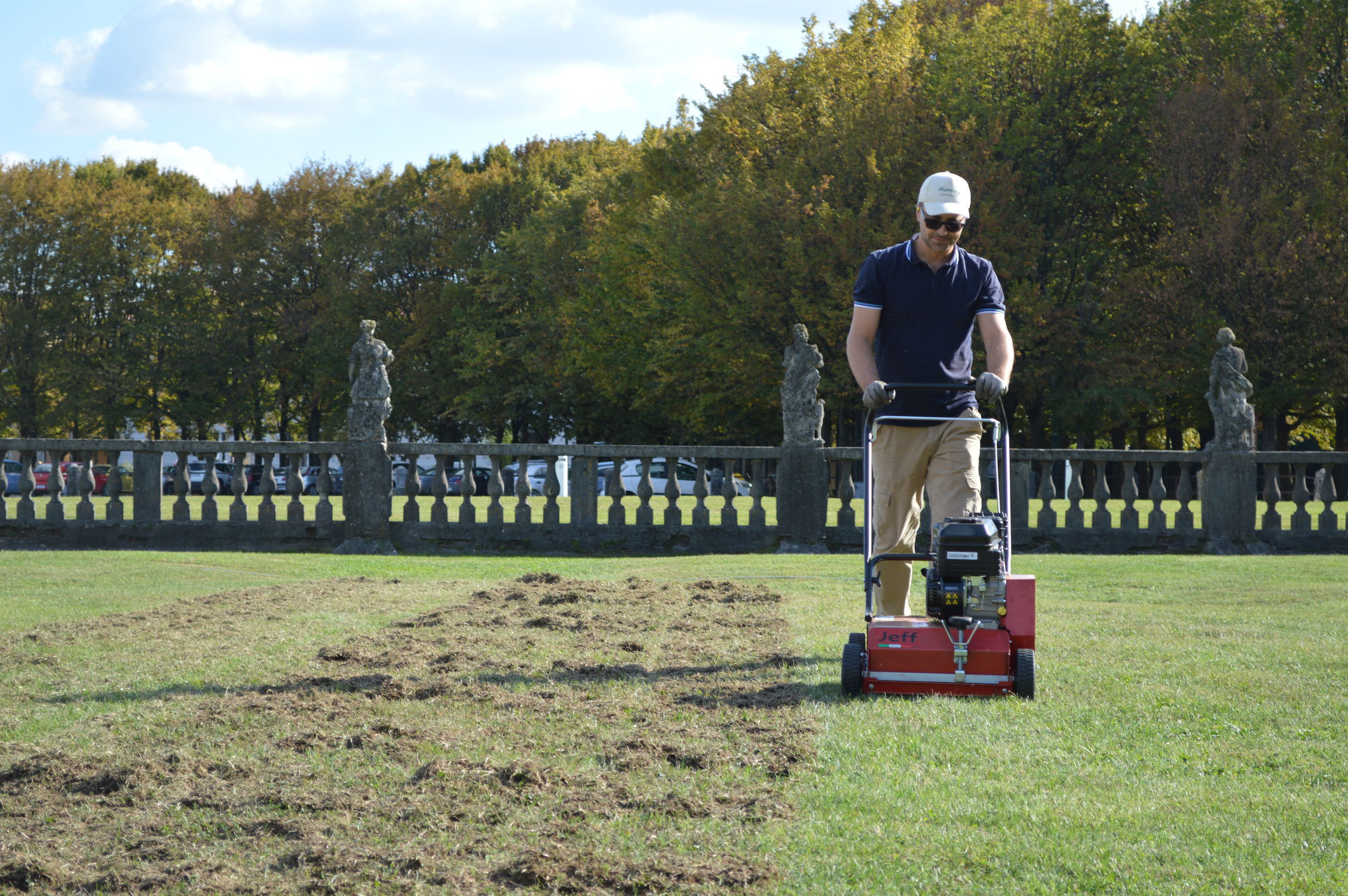 Walk-behind scarifier - Jeff - AGRINOVA Srl - gasoline