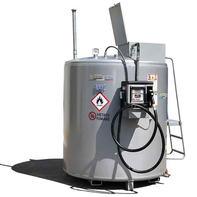 Fuel tank - CUBE70 B.SMART - DEMO SERBATOI - diesel fuel / vertical / metal