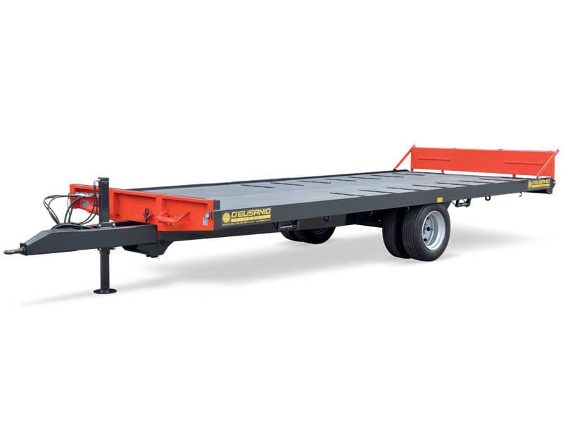Flatbed trailer - DRTC series - D'EUSANIO Snc - single-axle ...