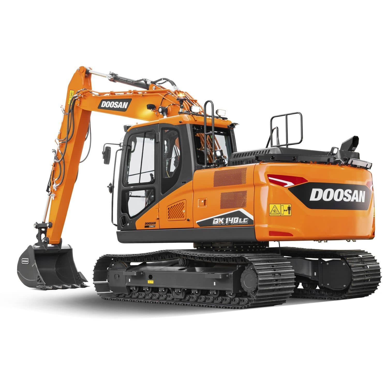 Tracked excavator - DX140LC-7 - DOOSAN INFRACORE CO. LTD - hydraulic