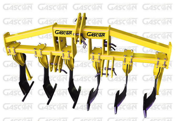 4-shank subsoiler - IRIS - GASCON INTERNATIONAL - 6-shank / with gauge ...