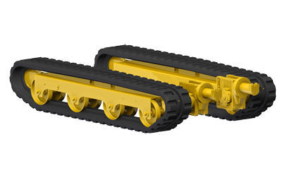 Excavator track - G0,5 SERIES - GEMMO GROUP Srl - for transporters / rubber
