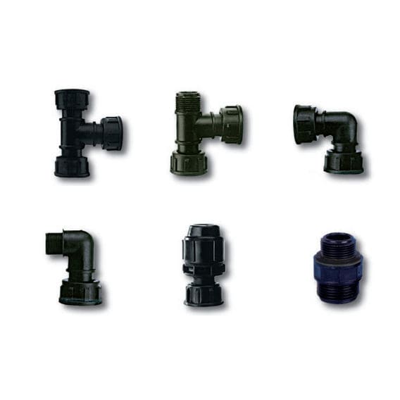 Straight irrigation fitting - IT-FP series - I.S.E. Srl - elbow / T ...