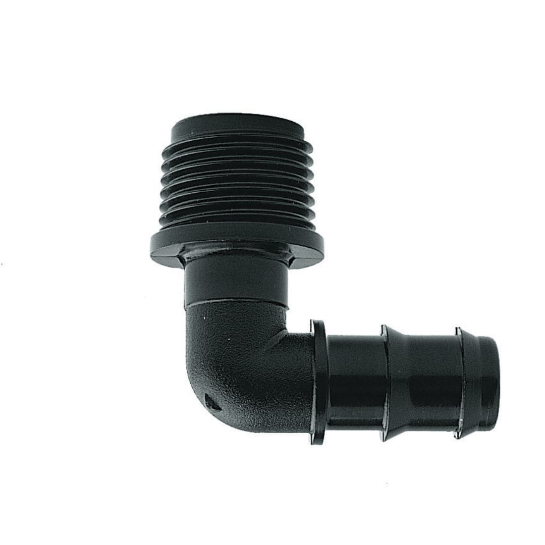 Elbow irrigation fitting - 4166 - IPIERRE SYSTEM Srl - threaded / plastic