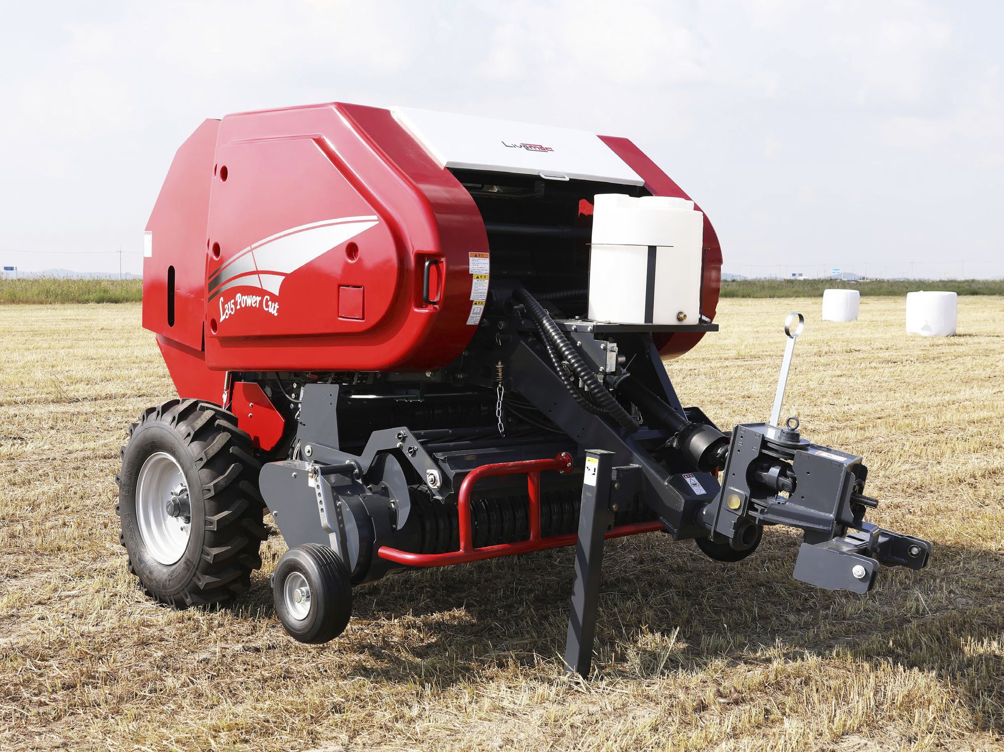 Round baler - L315 - LIVEMAC CO., LTD - fixed chamber / large