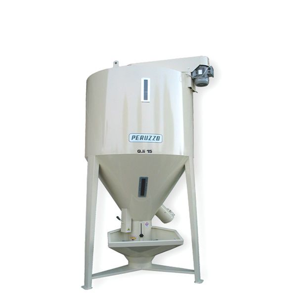 Vertical mixing wagon - PERUZZO Srl - stationary / front discharge