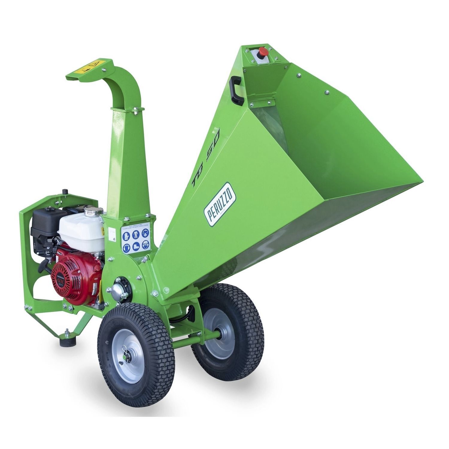 Wheeled wood chipper - TB50 - PERUZZO Srl - gasoline engine / gravity