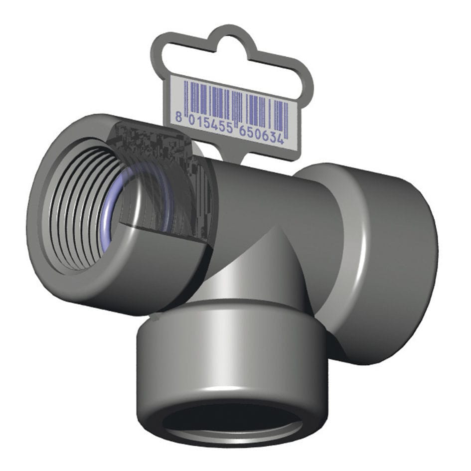 T-shaped irrigation fitting - P.P. - RAIN SpA - polypropylene