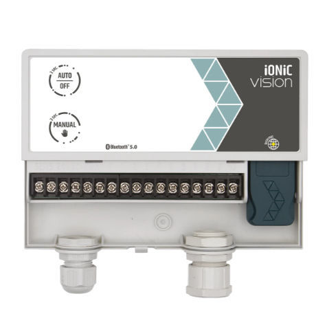 Control valve irrigation control panel - IONIC VISION - RAIN SpA - multi-channel / digital / plug-in