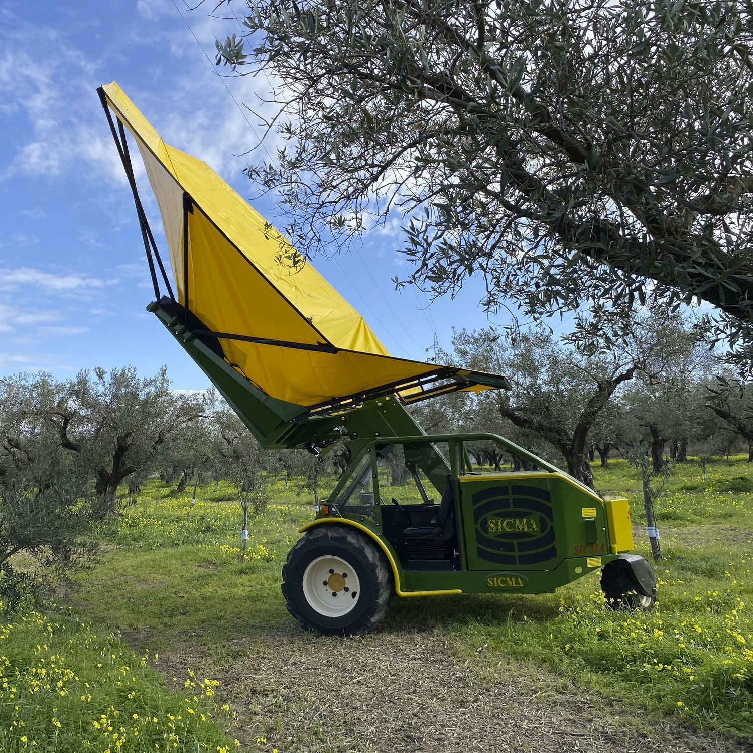 Olive trunk shaker - SPEEDY - SICMA srl - self-propelled / hydraulic ...