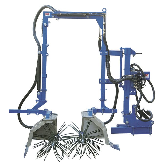 Mechanical stem brush - SS1 - V.B.C. Srl - with hydraulic adjustment