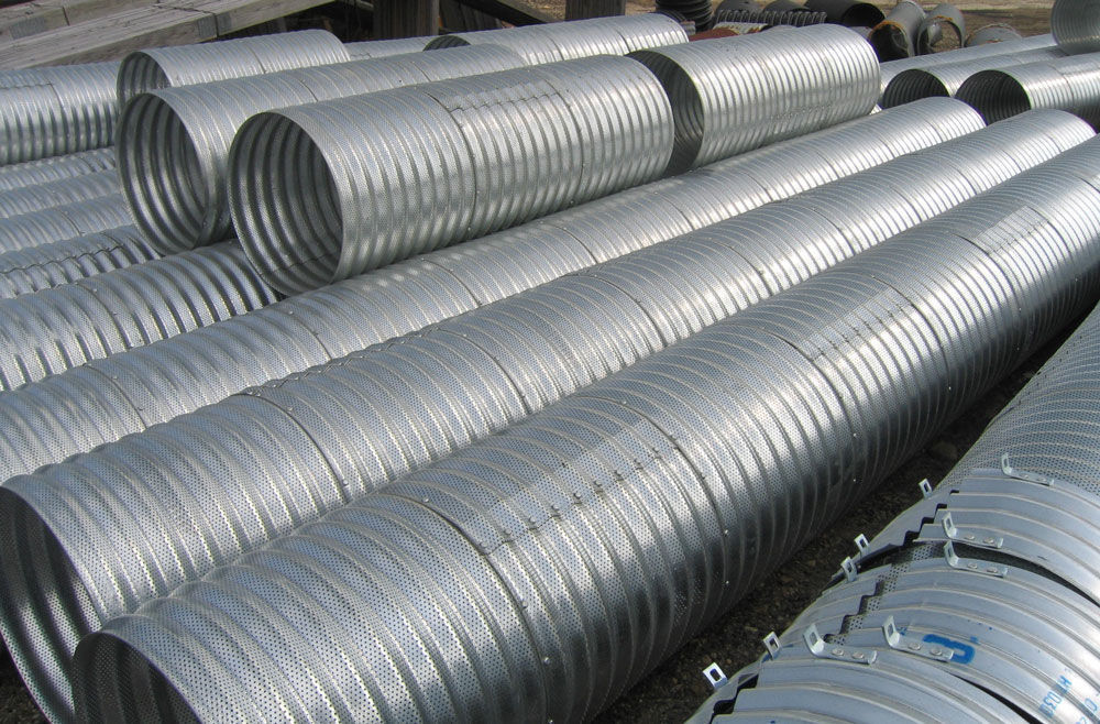 Silo ventilation duct - Safe Grain - tubular / metal