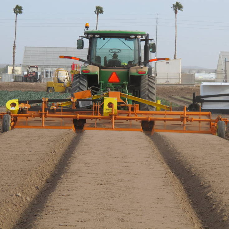 3-row bed former - NW Tillers - for vegetables / with roller