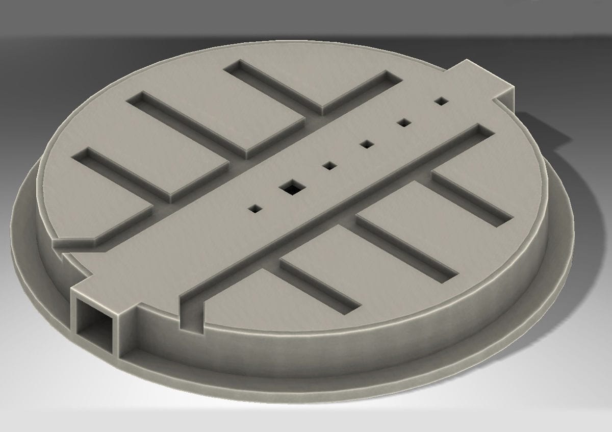 Silo ventilation system - AGACLI silo - floor-mounted