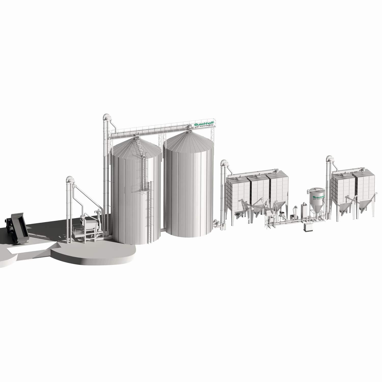 Feed mill with hammer mill - WIDOMIX - Buschhoff GmbH & Co.