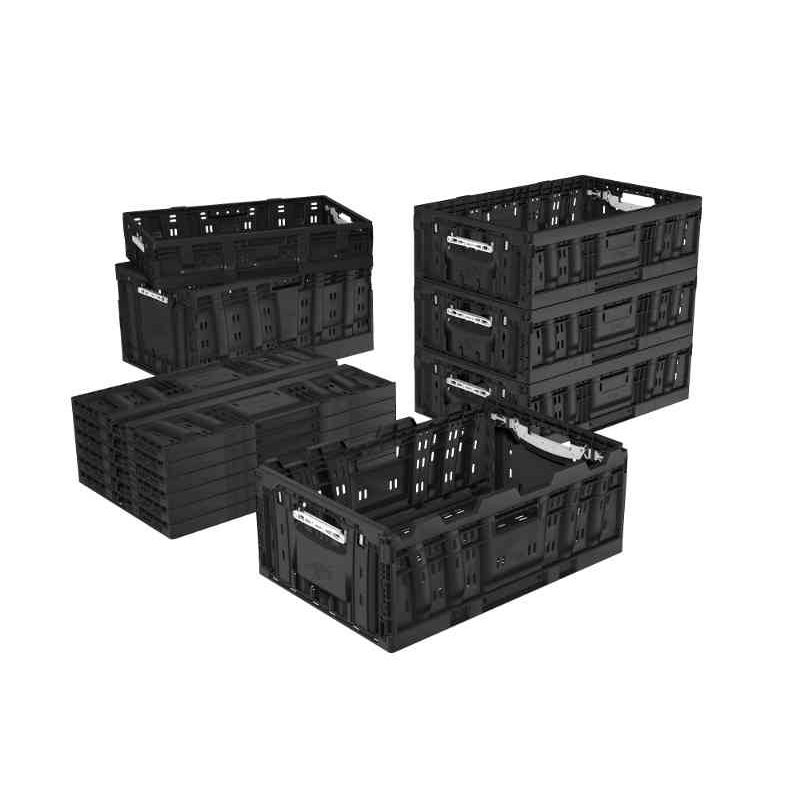 Plastic box - RPC AL Series - HDF-emballages - perforated