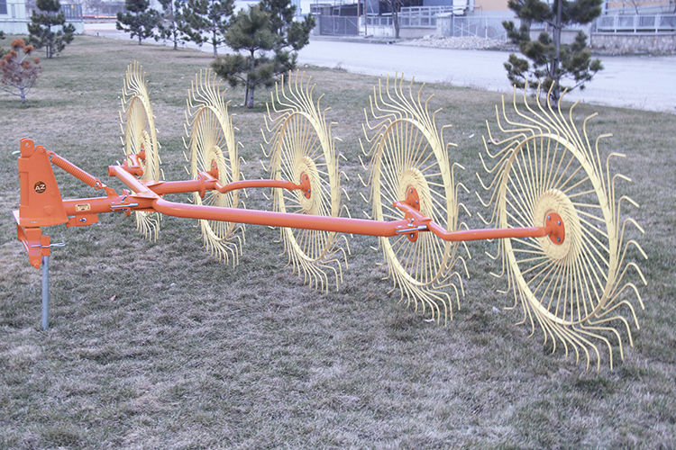 Wheel rake - ZNTHR 5 - Agrozenit Farm Equipment - side delivery / multi ...