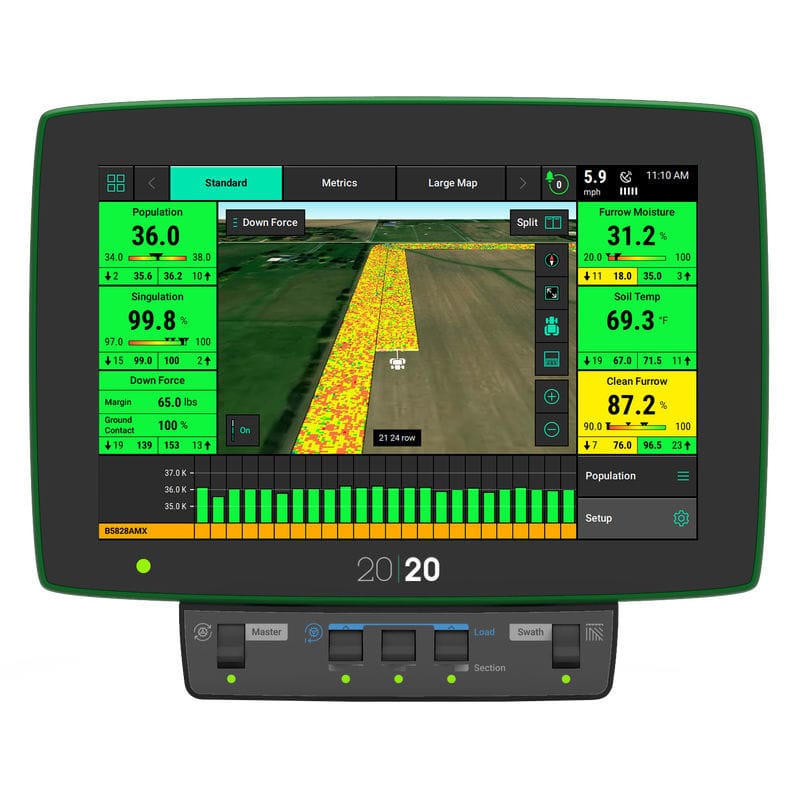 On-board monitor - 20/20 - Precision Planting - touch screen