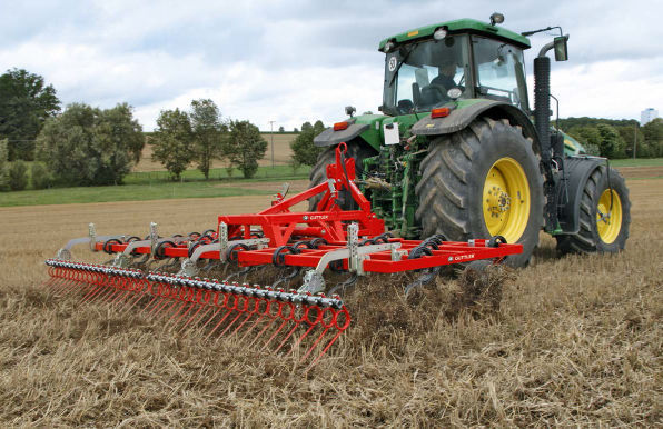 Tine harrow - SuperMaxx® series - Guettler GmbH - folding / towed / weeding