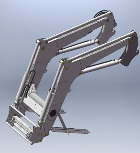 Self-leveling front loader - MPower 180 - Manip' Sas