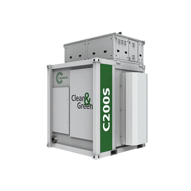 Natural gas generator set - C200S ICHP - Capstone - agricultural