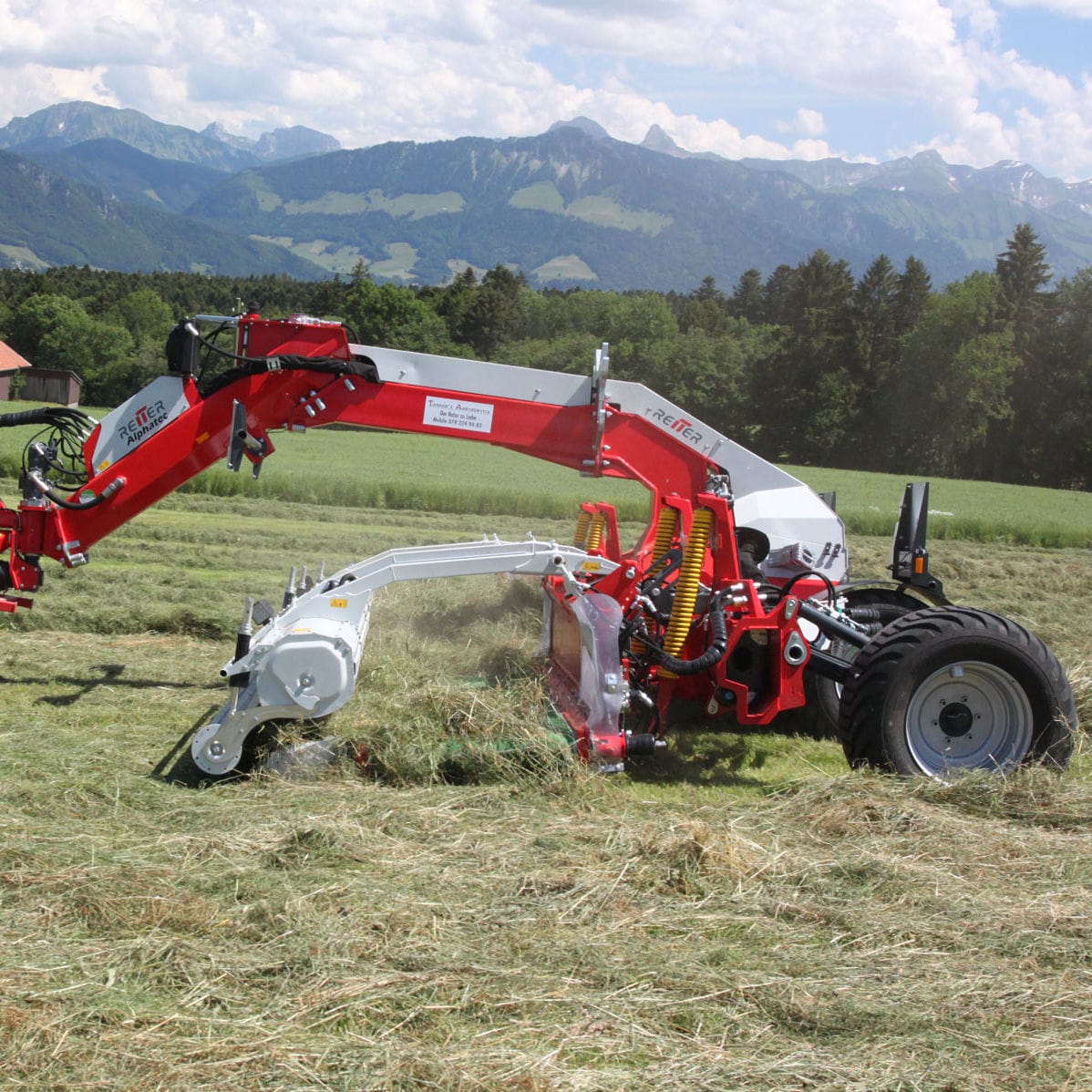 Belt rake - RESPIRO R9 profi - Reiter Innovative Technology - side ...