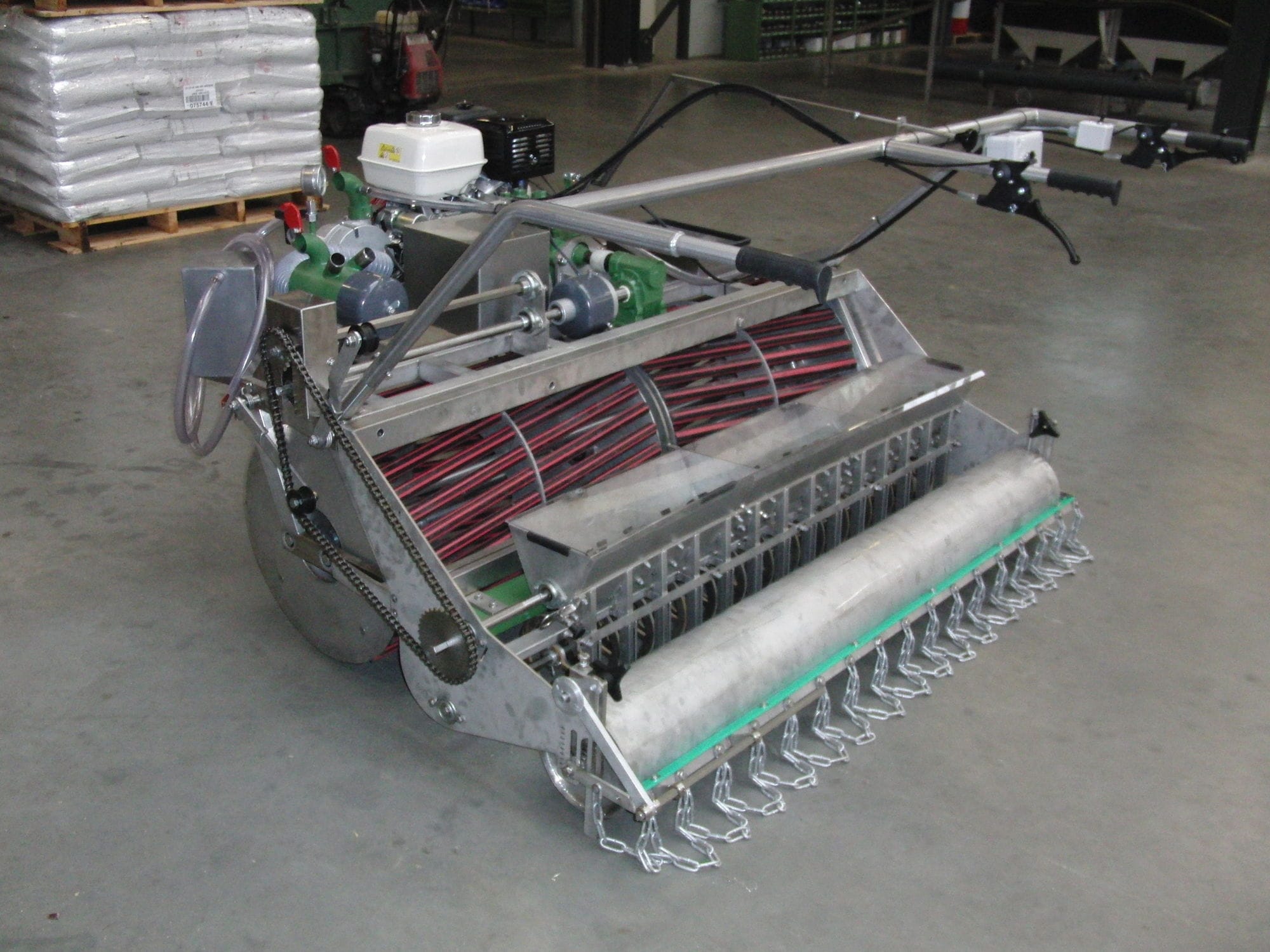 Mechanical seed drill - Koppert Machines - walk-behind / self-propelled