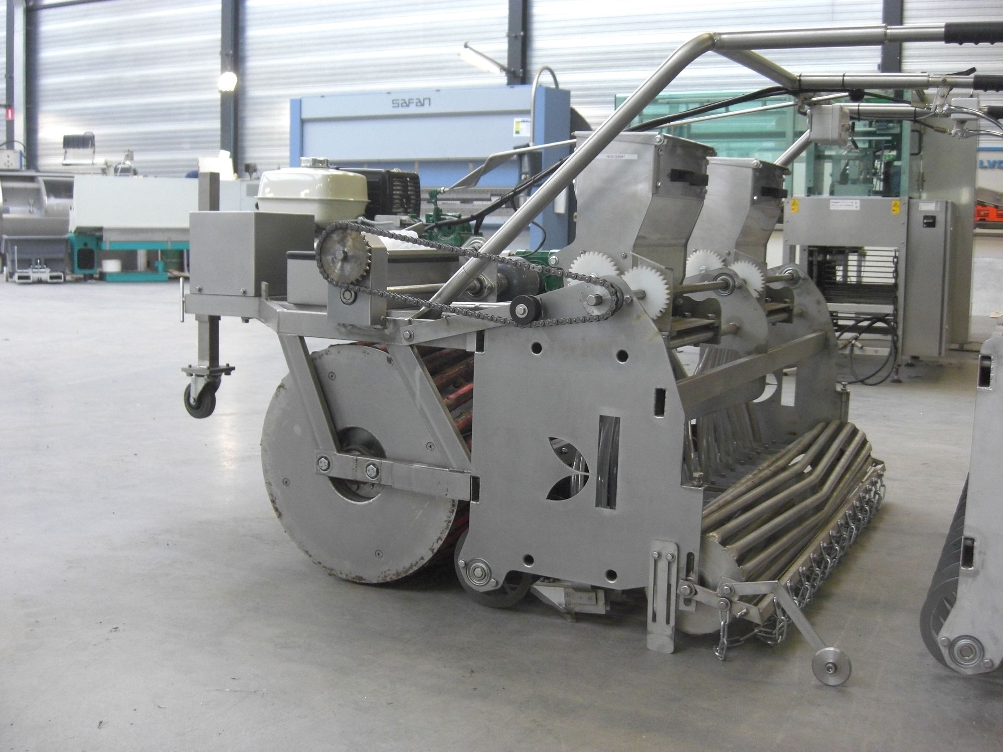 Mechanical seed drill - Koppert Machines - walk-behind / self-propelled