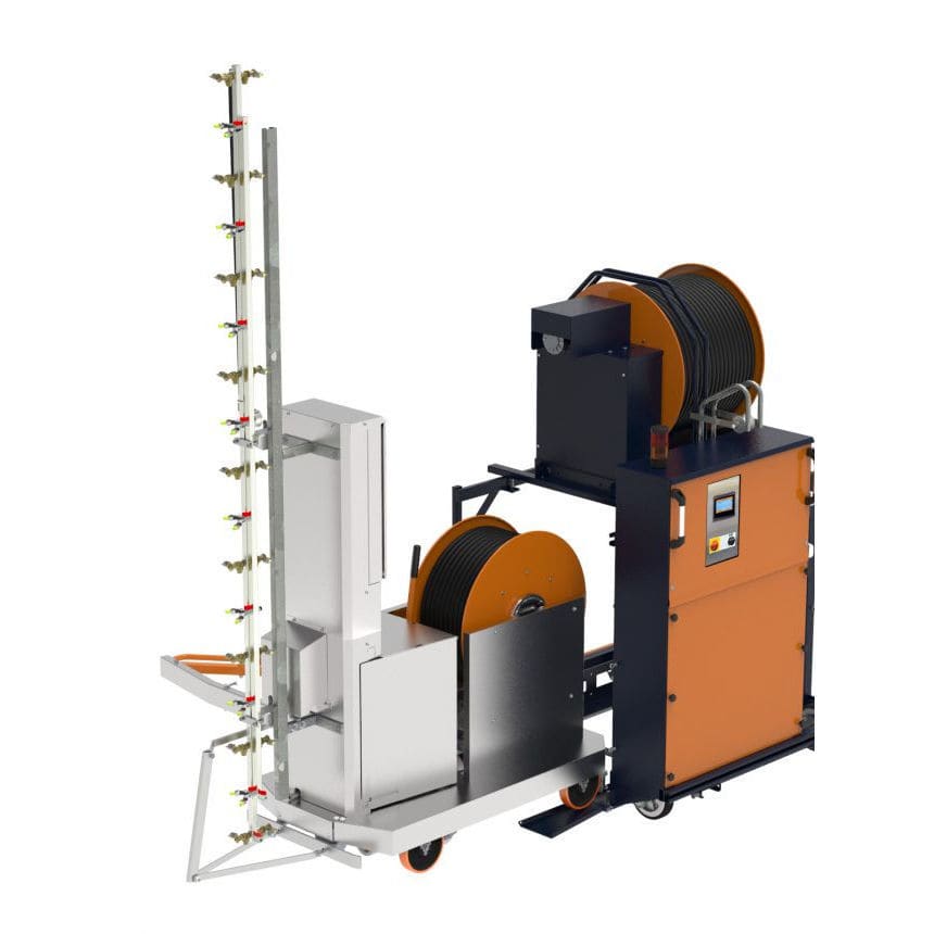 Mounted spray robot - Meto Trans - Berg Hortimotive - horticulture