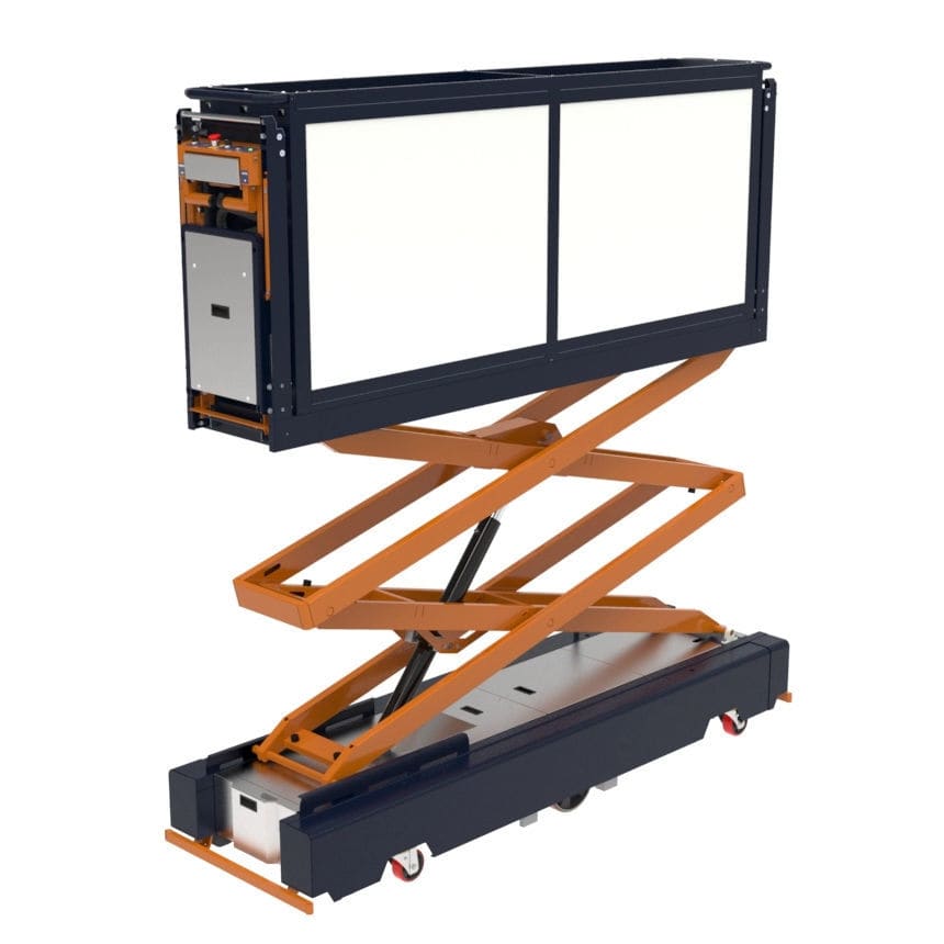 Greenhouse harvest trolley - Pepper - Berg Hortimotive - self-propelled ...