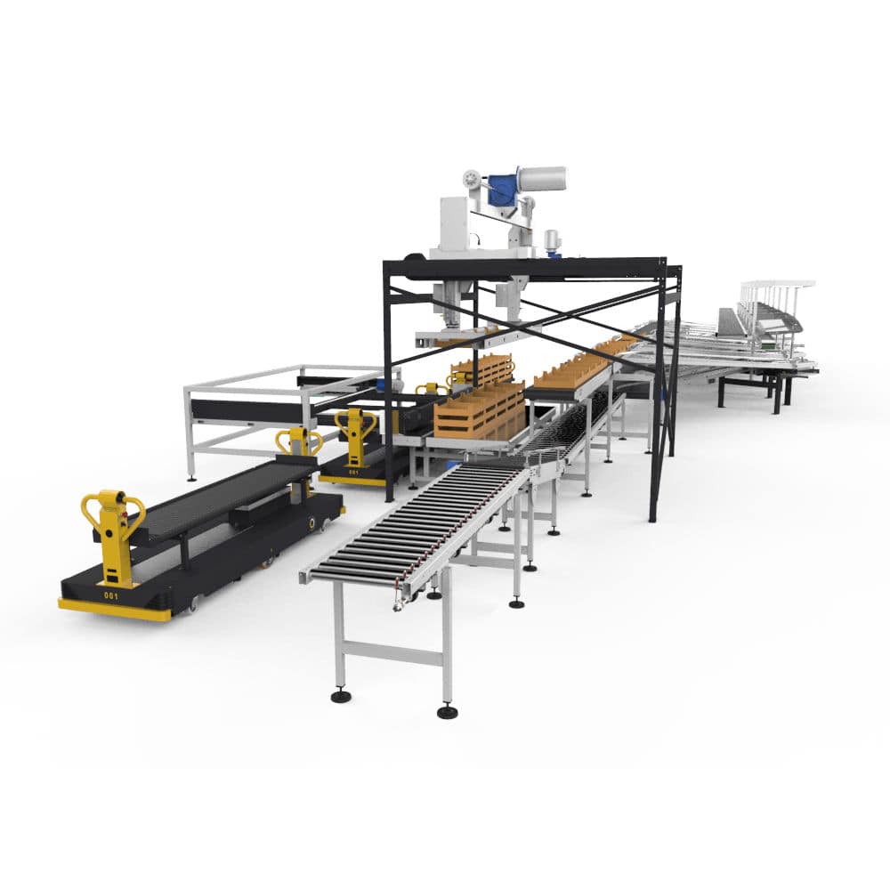 Automatic horticultural handling system - Bogaerts - plant tray