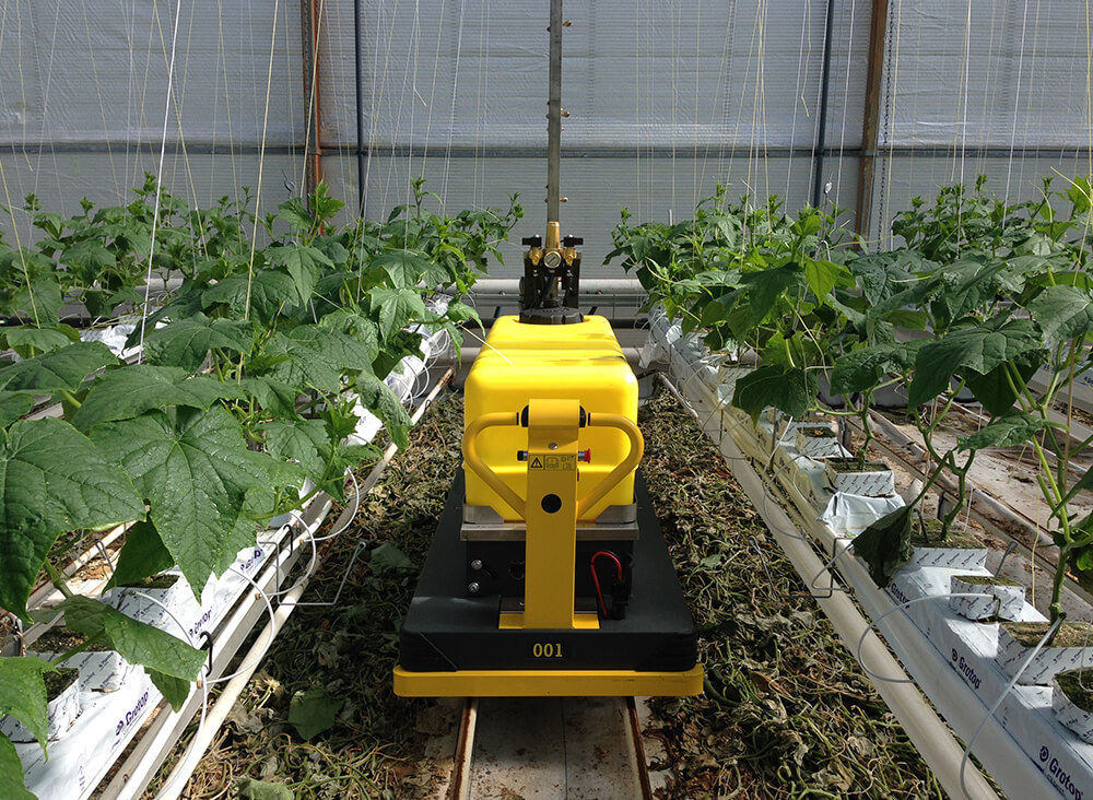 Self-propelled sprayer - Qii-Jet TAV - Bogaerts - for greenhouse / electric