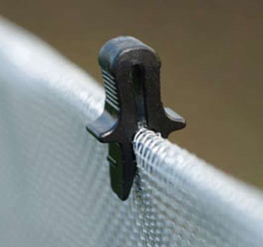 Plastic net clip - 300140NE - Simonetti Adamo S.R.L.