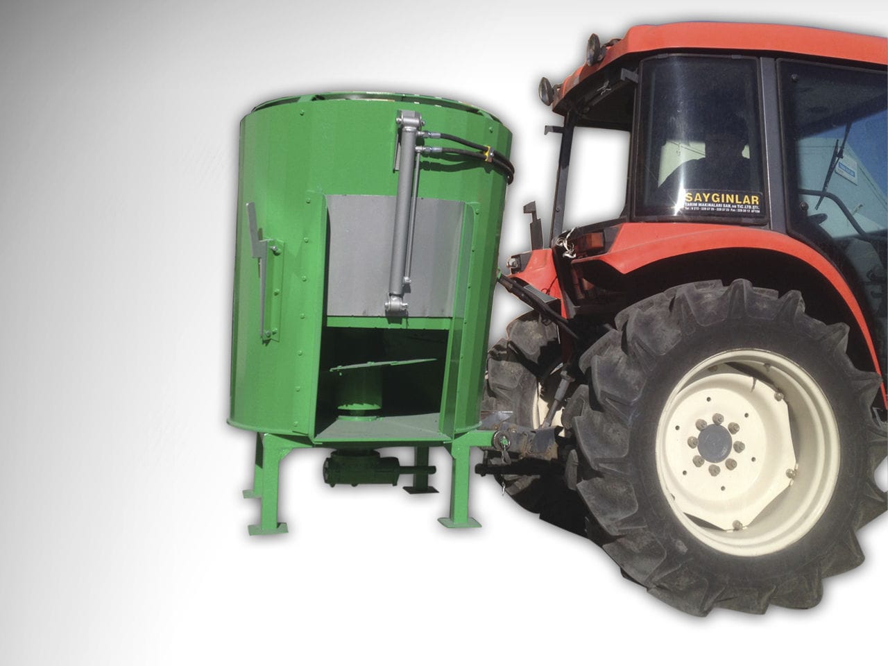 Vertical feed mixer - Sayginlar Agriculture Machinery Ltd. - stationary ...