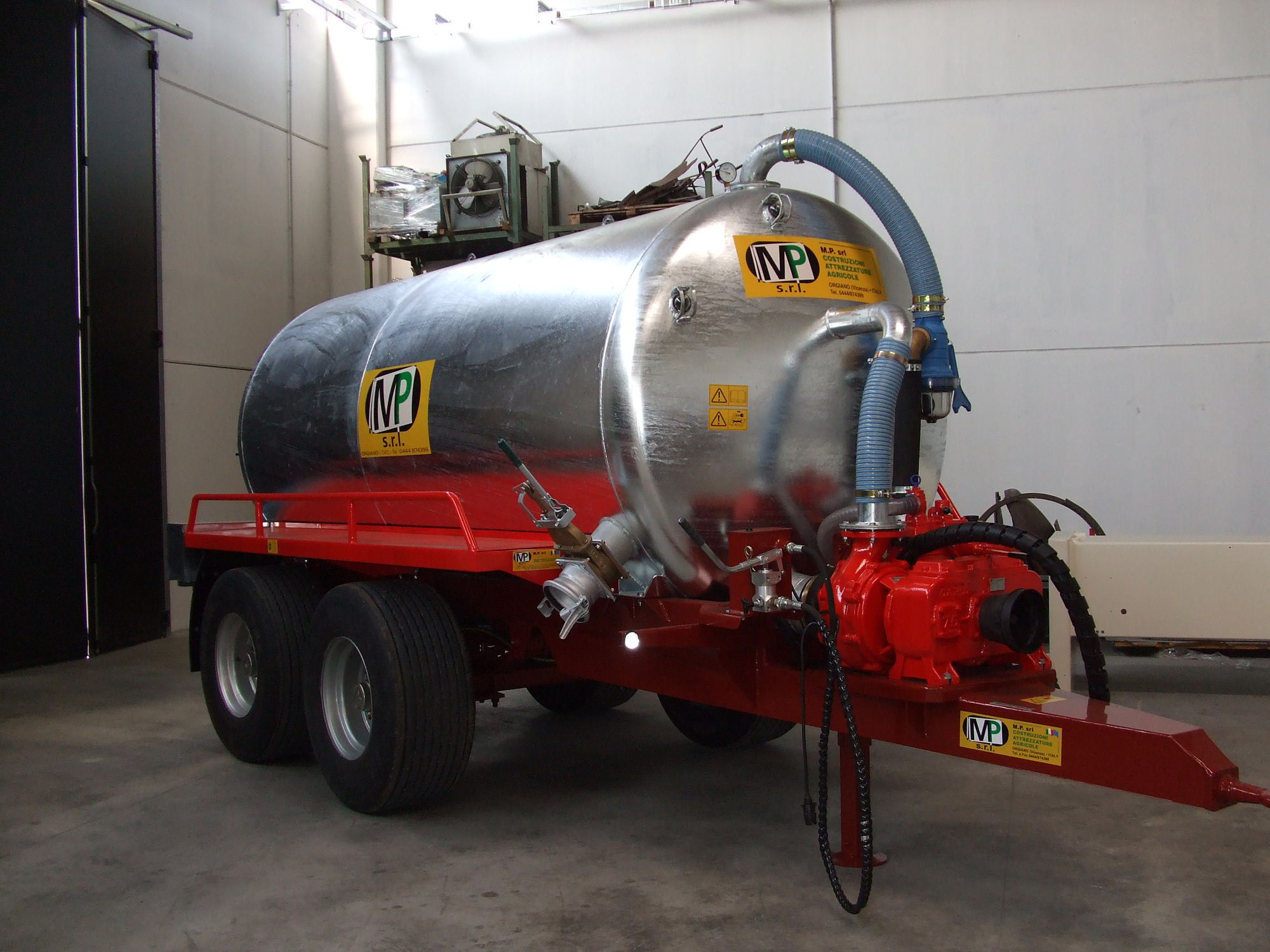 2-axle tank trailer - RB Series - MP International Srl - towed