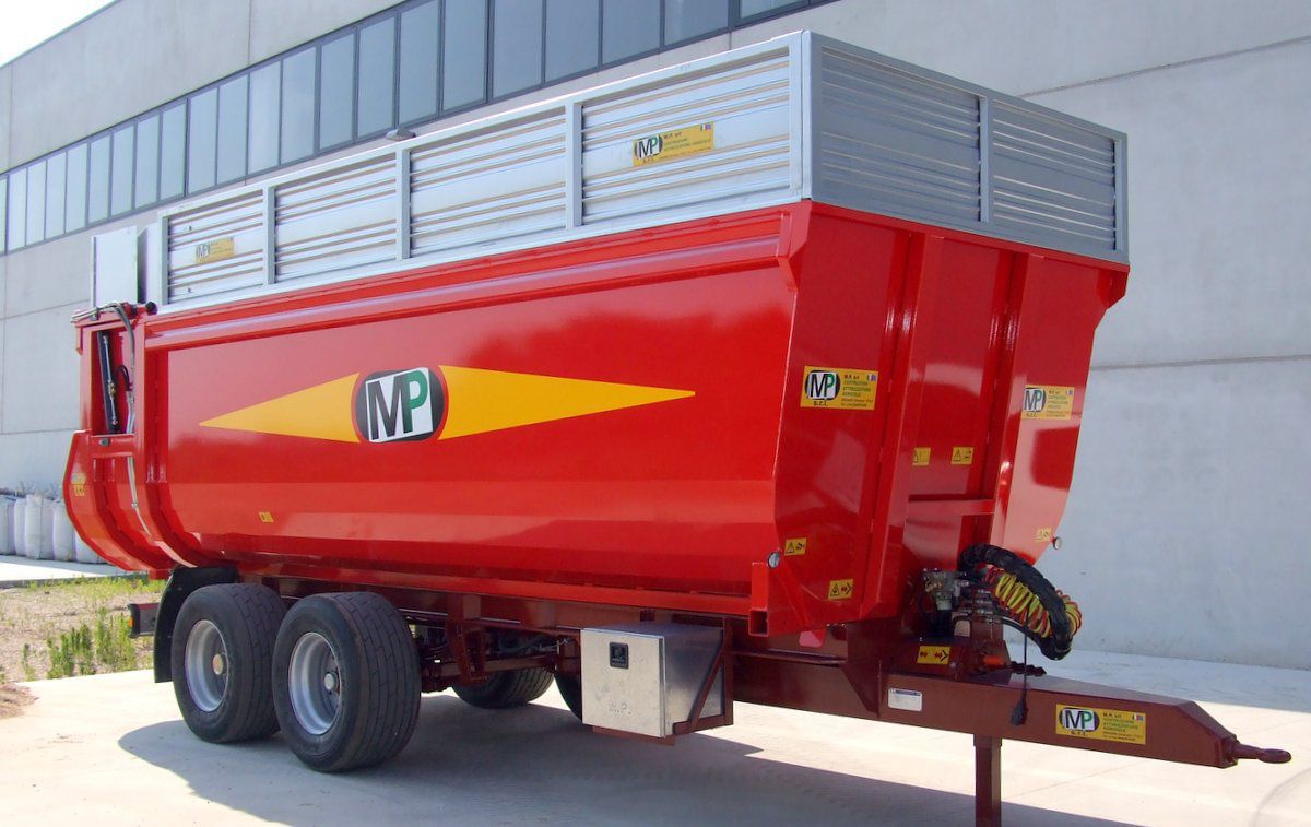 Dump trailer - RD Series - MP International Srl - 2-axle / single-axle ...