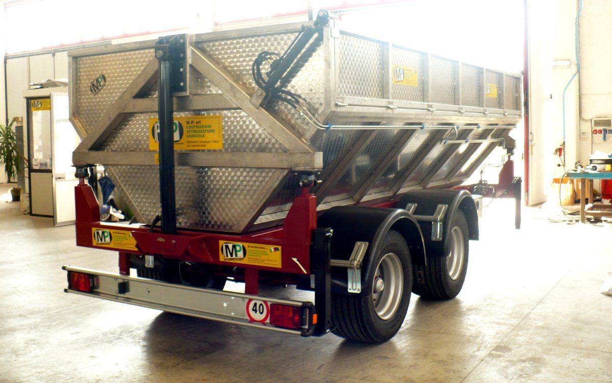 Dump trailer - RTV Series - MP International Srl - tipping / 2-axle ...