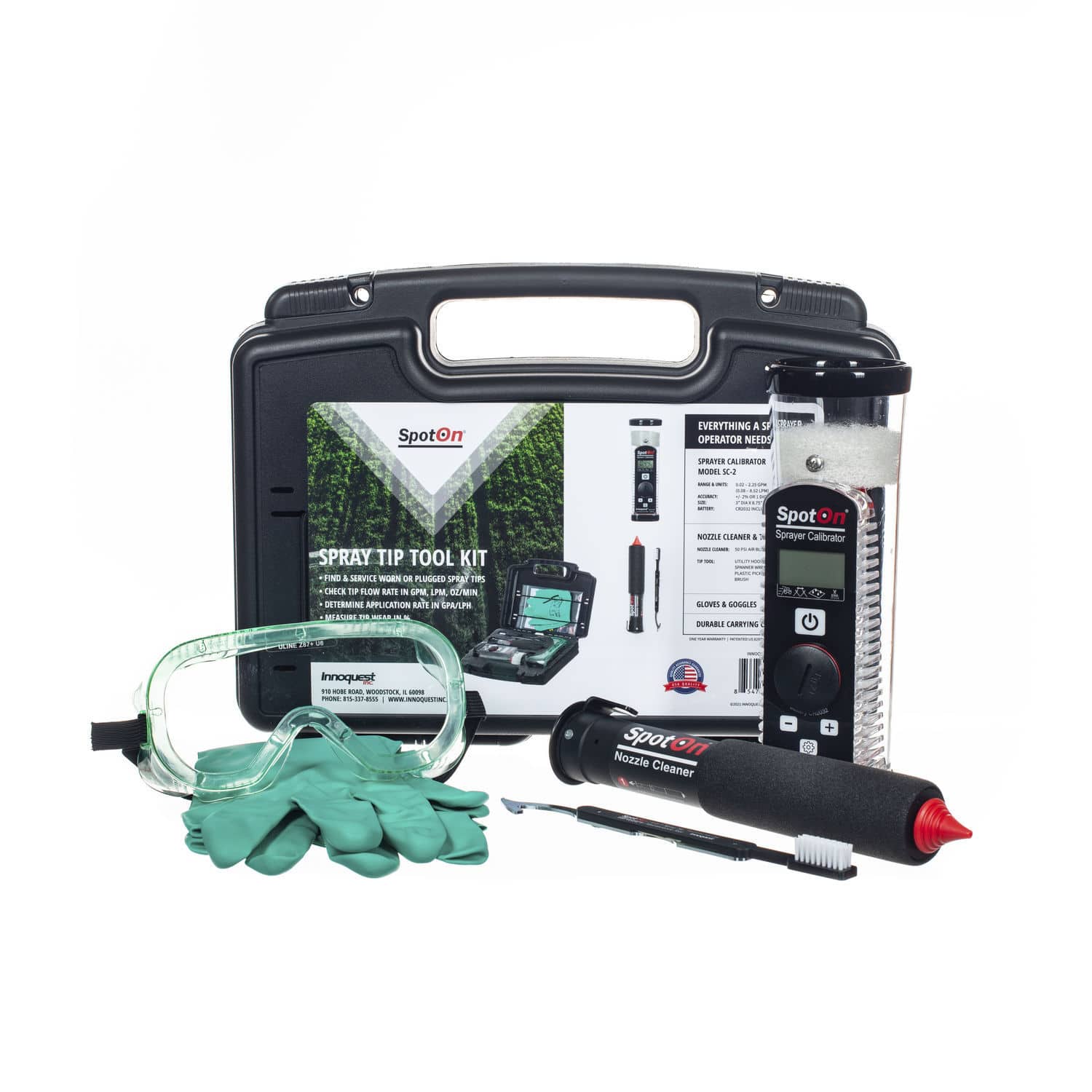 Digital display flow meter - SPOTON® SPRAY TIP TOOL KIT WITH SC-2 ...