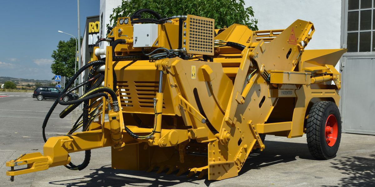 Tractor rock picker - DV-2 - Maquinaria A. Triginer - unload to ground