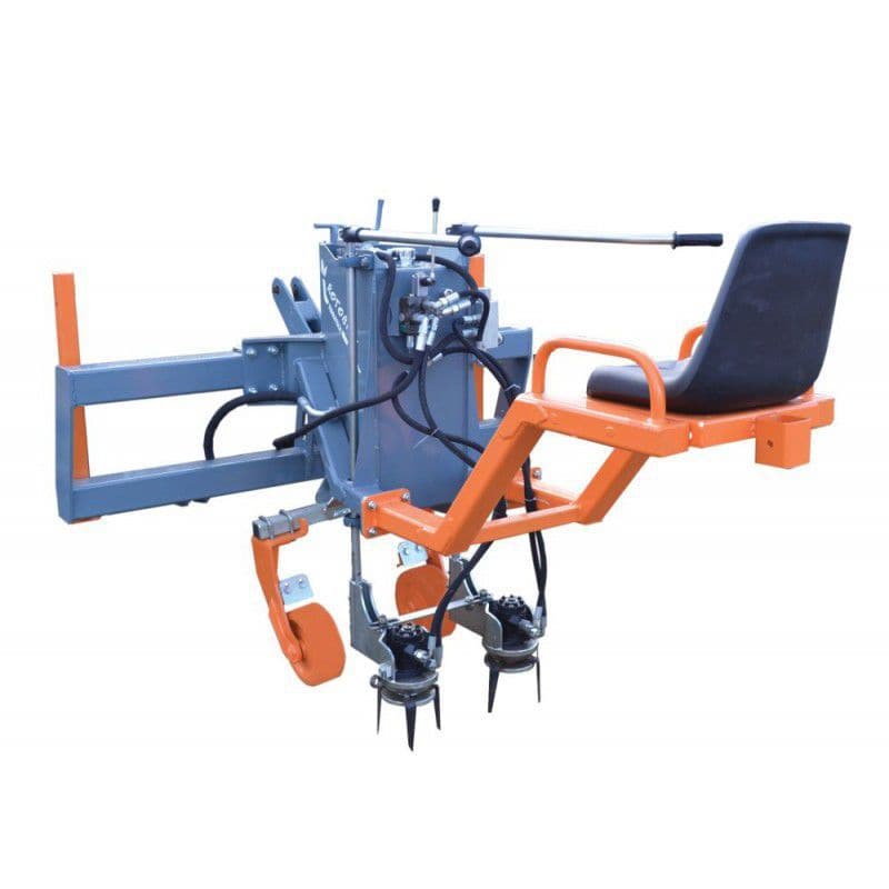 Tractor-mounted row crop cultivator - RB - Terrateck SAS - weeding