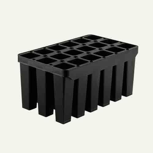 Plastic plug tray - HIKO V-250 - BCC AB - reusable / rectangular / deep