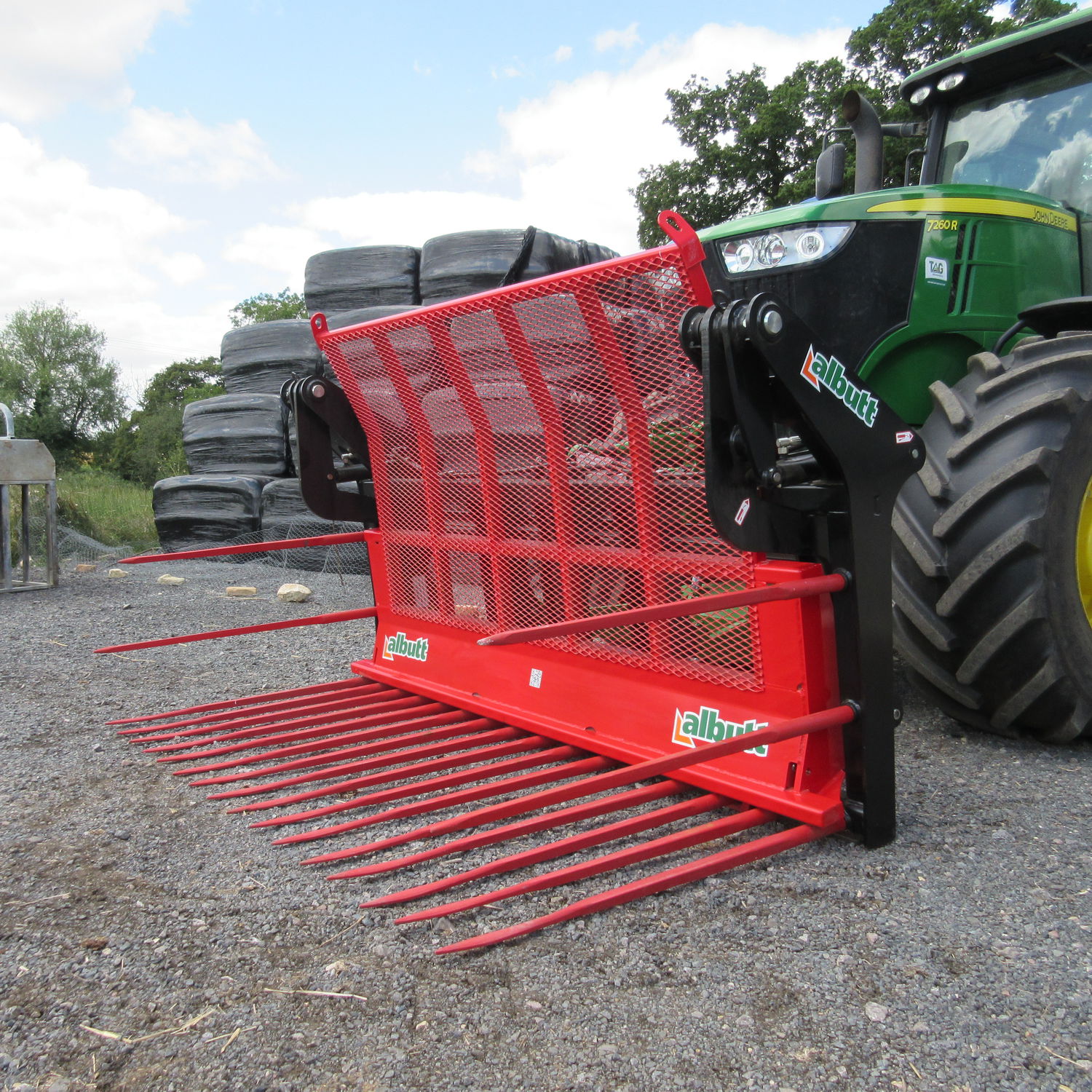 Silage fork - B8 Series - Albutt - with hydraulic adjustment