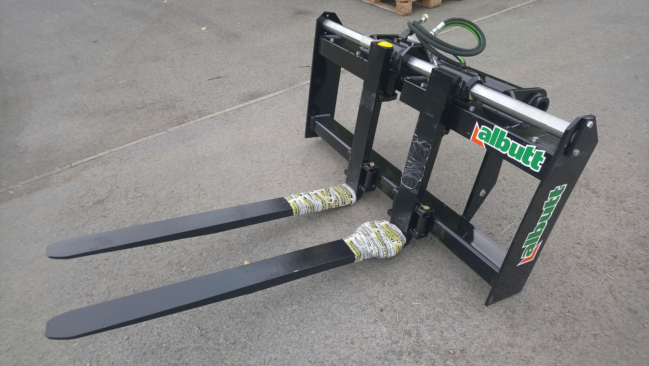 Pallet fork - ASFP Series - Albutt - 2-tine / with hydraulic adjustment