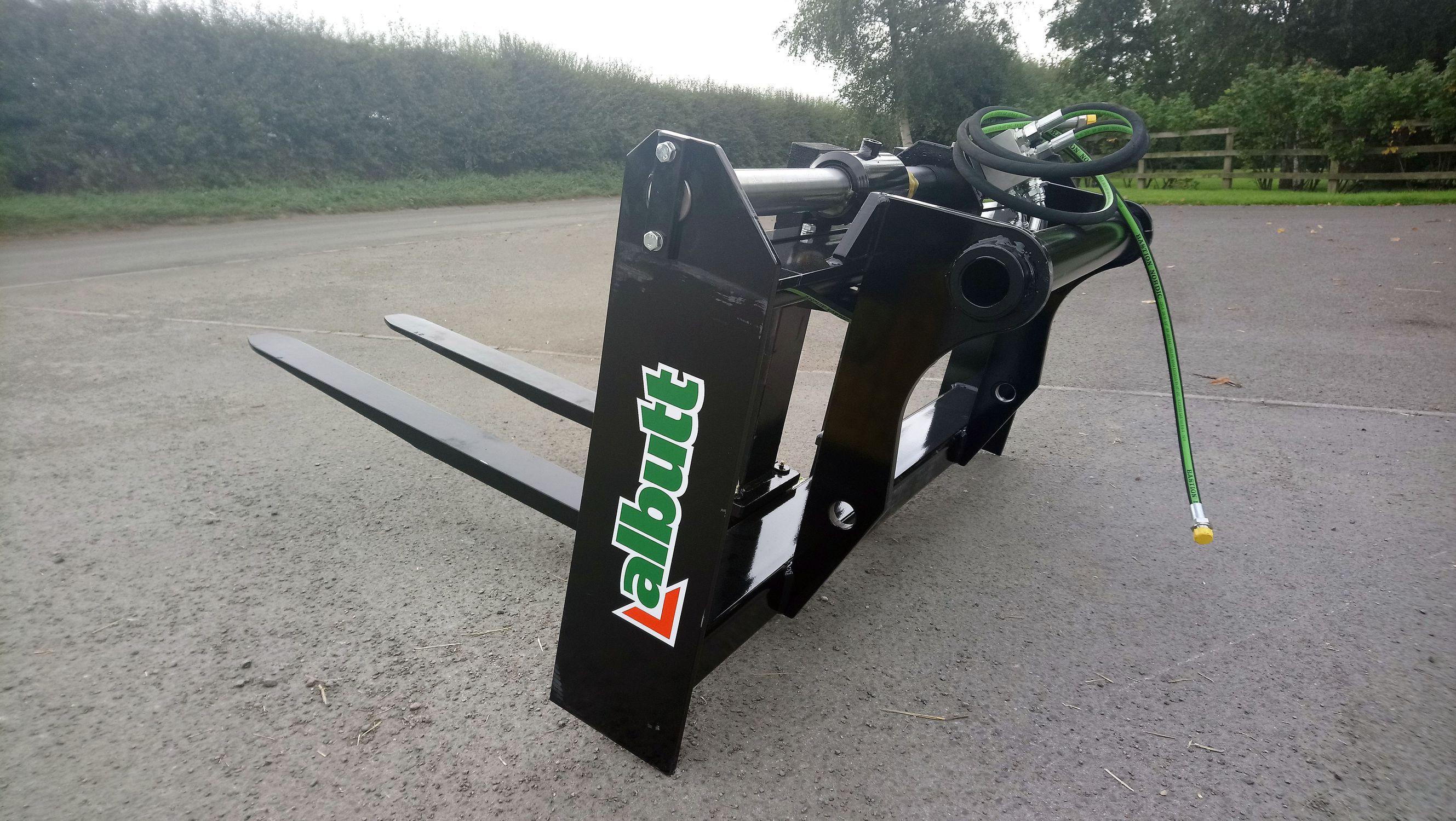 Pallet fork - ASFP Series - Albutt - 2-tine / with hydraulic adjustment