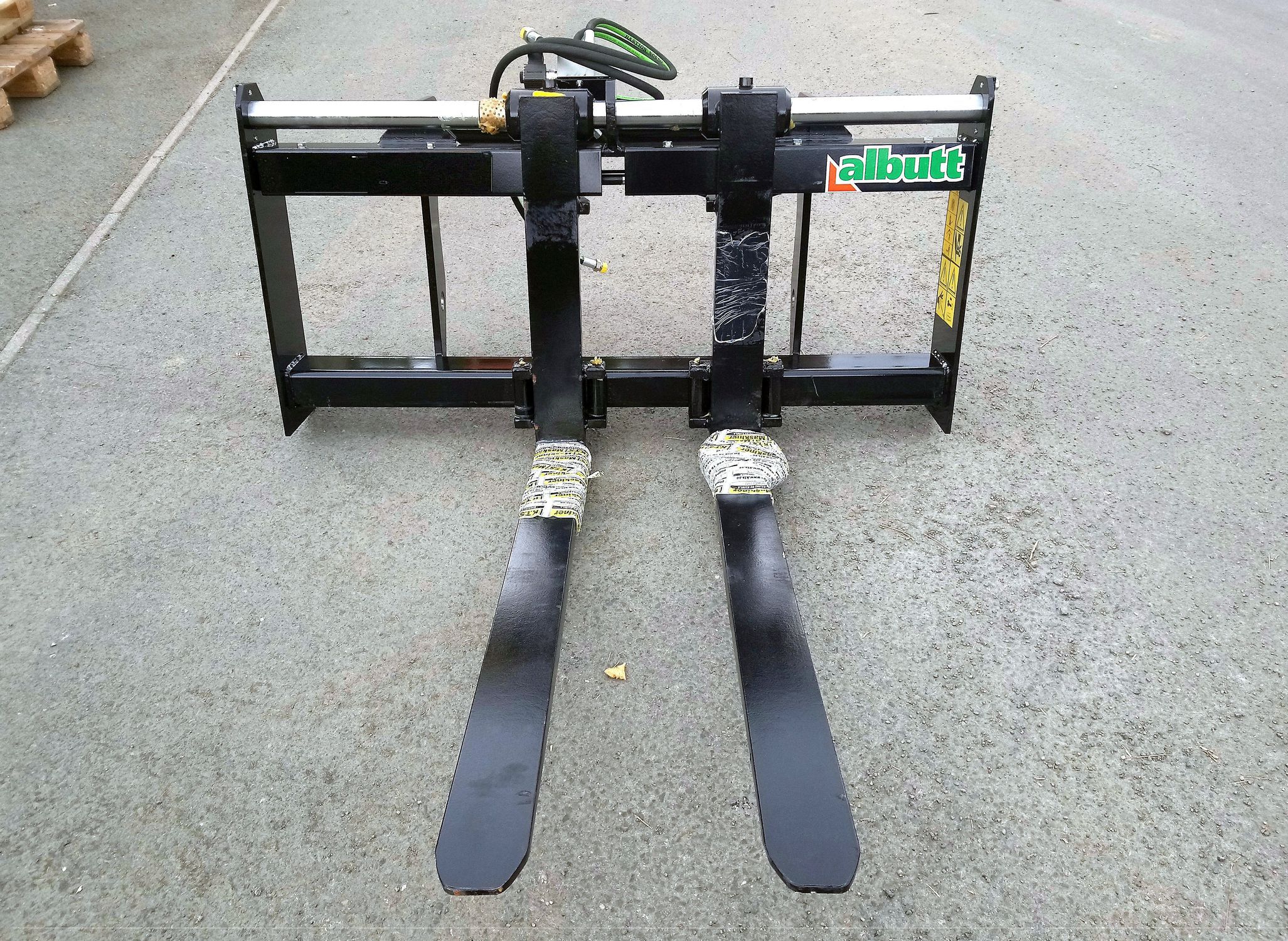 Pallet fork - ASFP Series - Albutt - 2-tine / with hydraulic adjustment