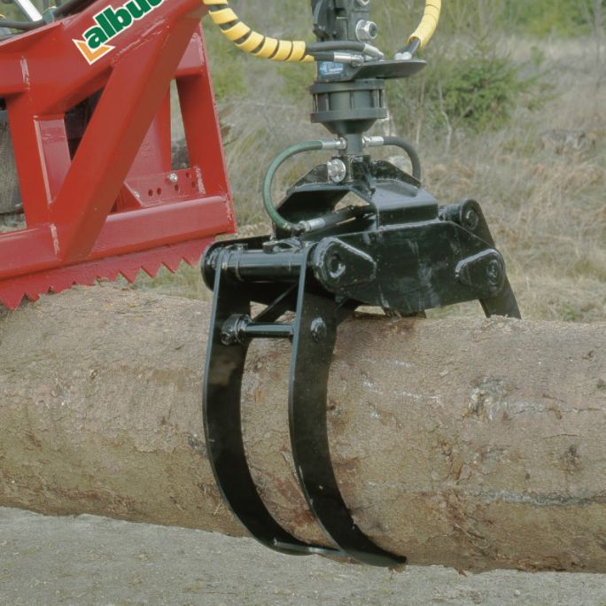 Agricultural log grapple - LGx00 Series - Albutt - for loaders