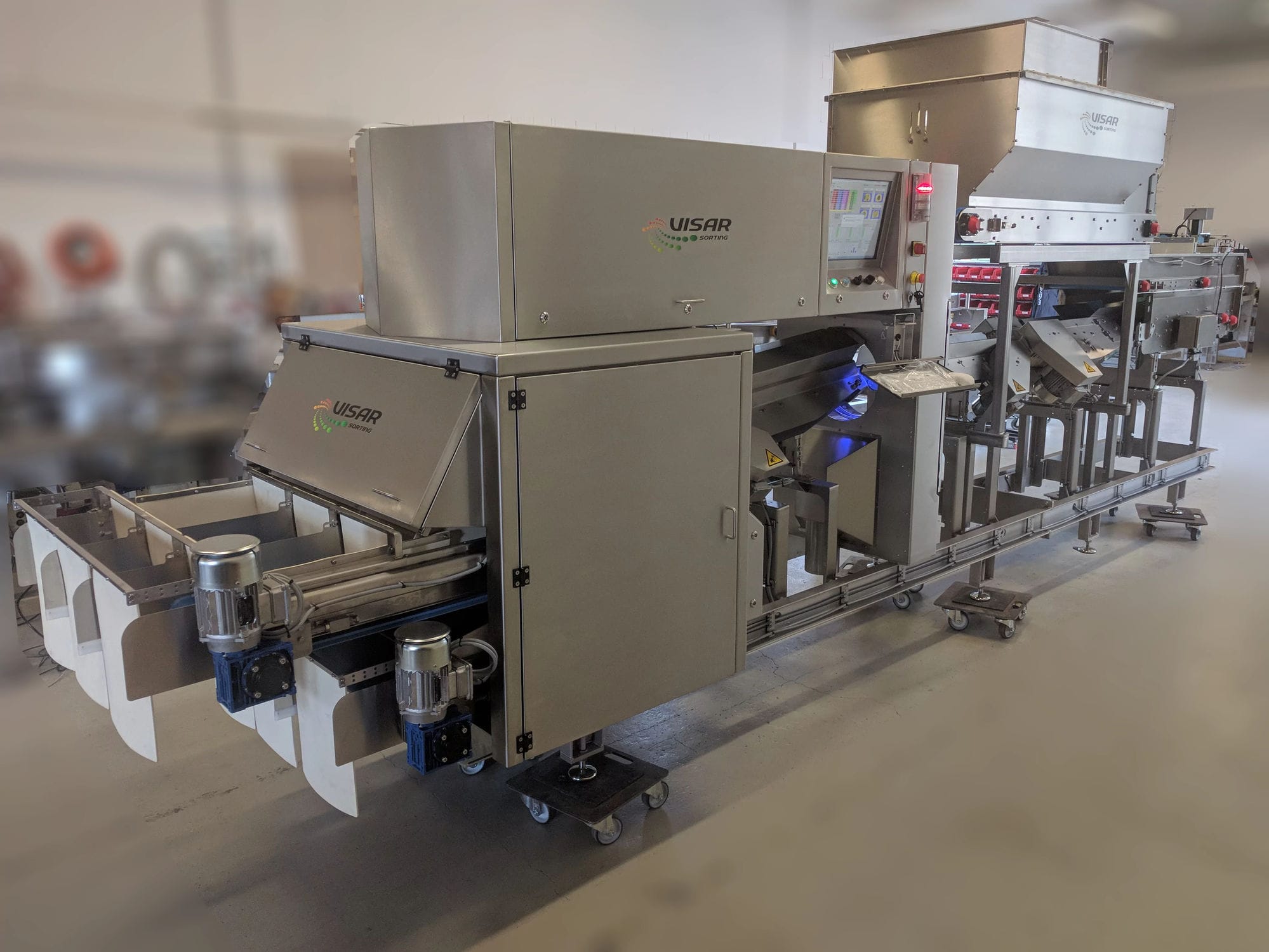 Optical sorter - VISAR - Tong Engineering - vegetable / potato / carrot