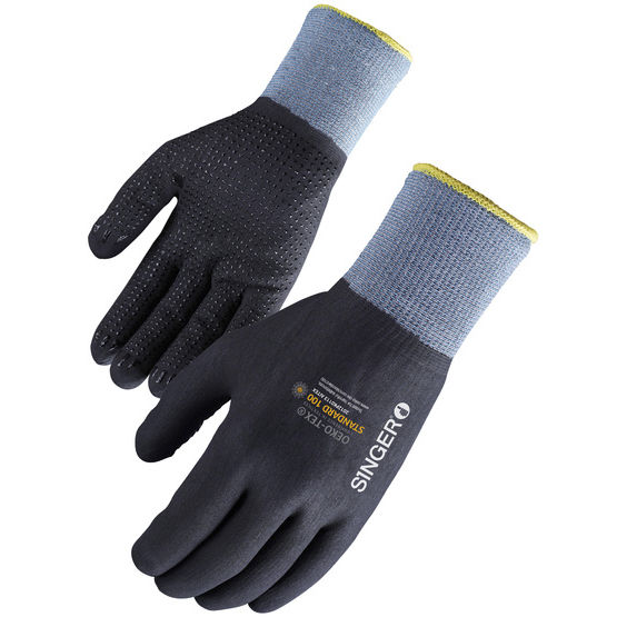 Work gloves - NYMFIT02 - SINGER Frères - nitrile / polyamide