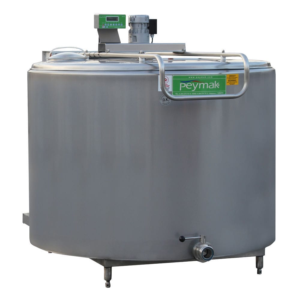 Milk tank - PHS - Peymak - vertical / stainless steel / with cooling system