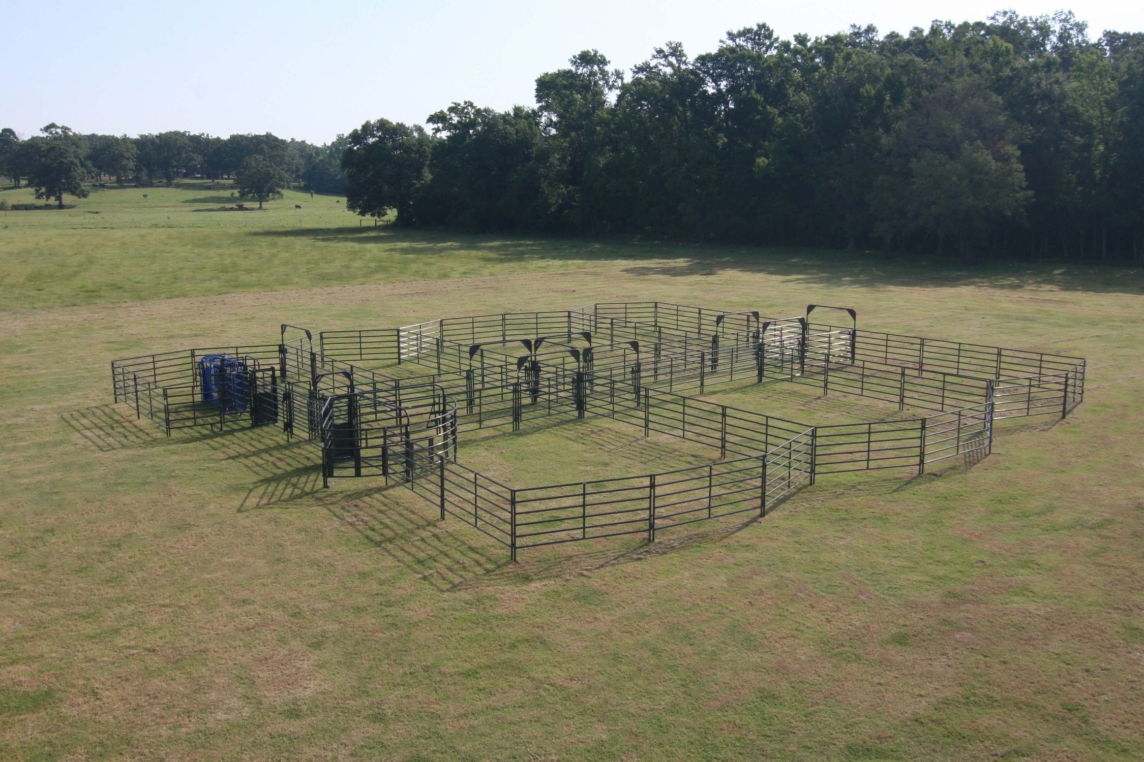 Livestock gate - rsoscs-3 - Priefert - corral / for cows / metal